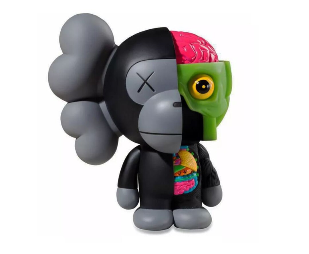 Kaws X Bape Milo Flayed Open Fan Art Toy Instant Download STL File for ...