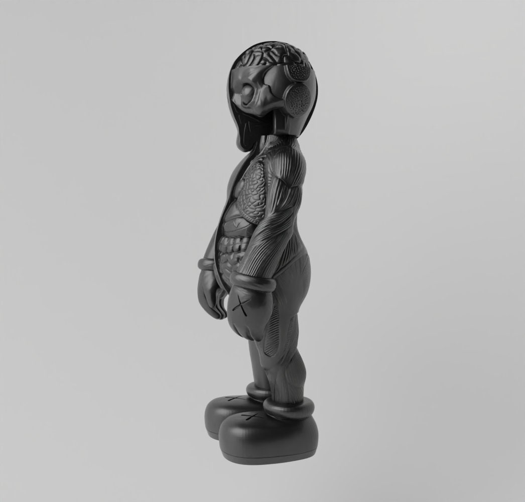 Kaws Flayed Open Companion Fan Art Toy Instant Download STL File for 3D ...
