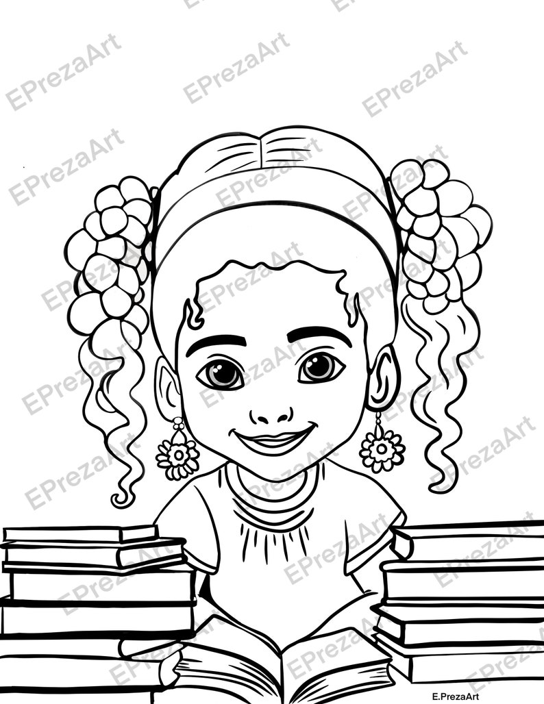 Printable Coloring Pages, Three Children's Coloring Pages, Girl ...