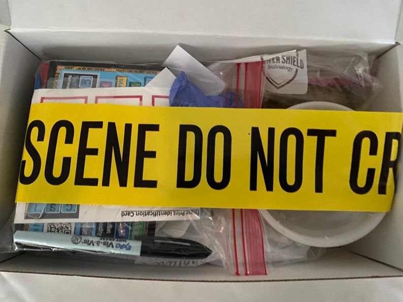 Forensic CSI Crime Scene Investigation Home Forensic Lab Kit for ...