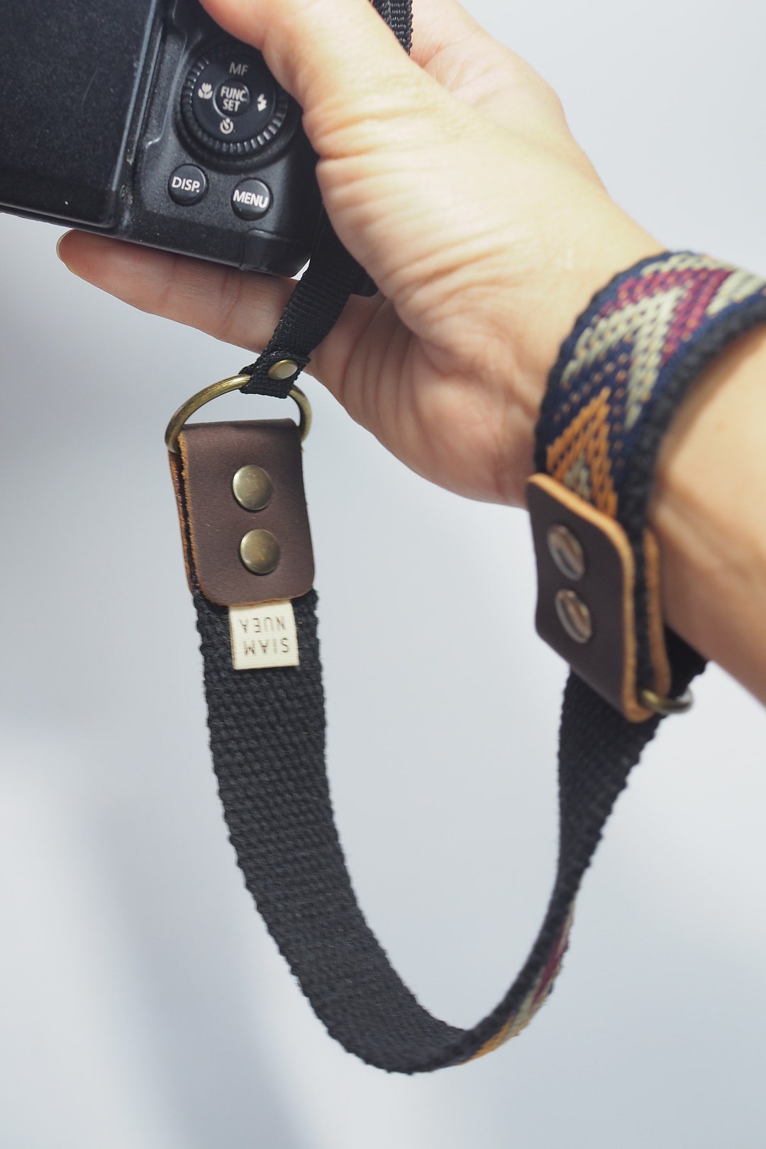 Camera Strap Camera DSLR SLR Mirrorless Leather Camera Wrist Strap ...