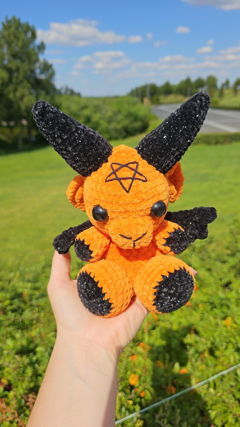 Baphomet, Baphomet Plush, Creepy Toy Amigurumi, Pentagram - Etsy
