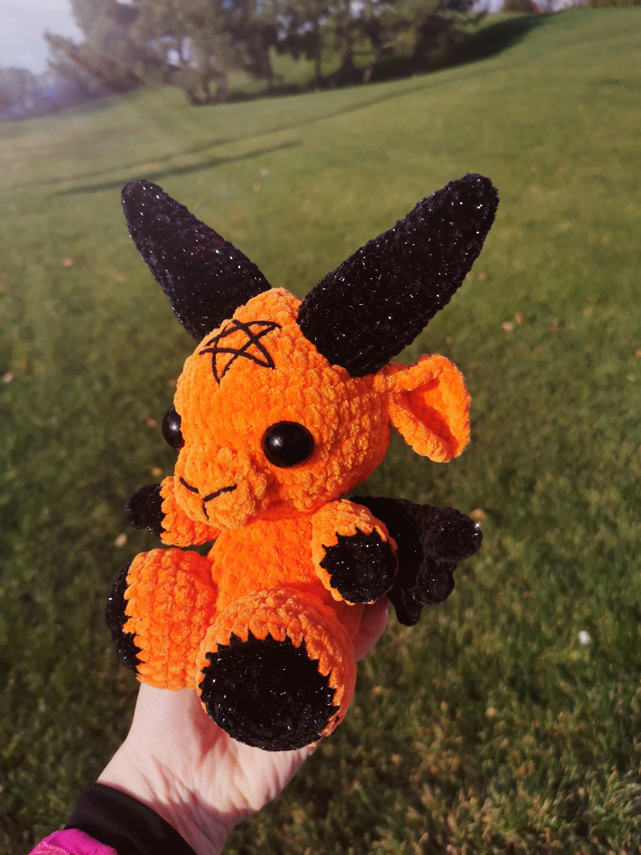 Baphomet Baphomet Plush Creepy Toy Amigurumi Pentagram - Etsy