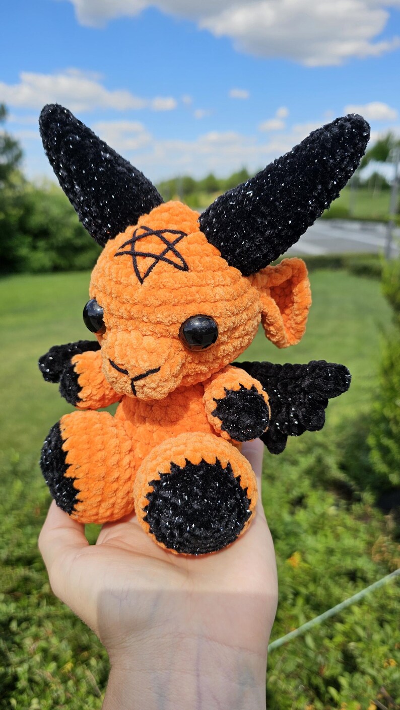 Baphomet, Baphomet Plush, Creepy Toy Amigurumi, Pentagram - Etsy