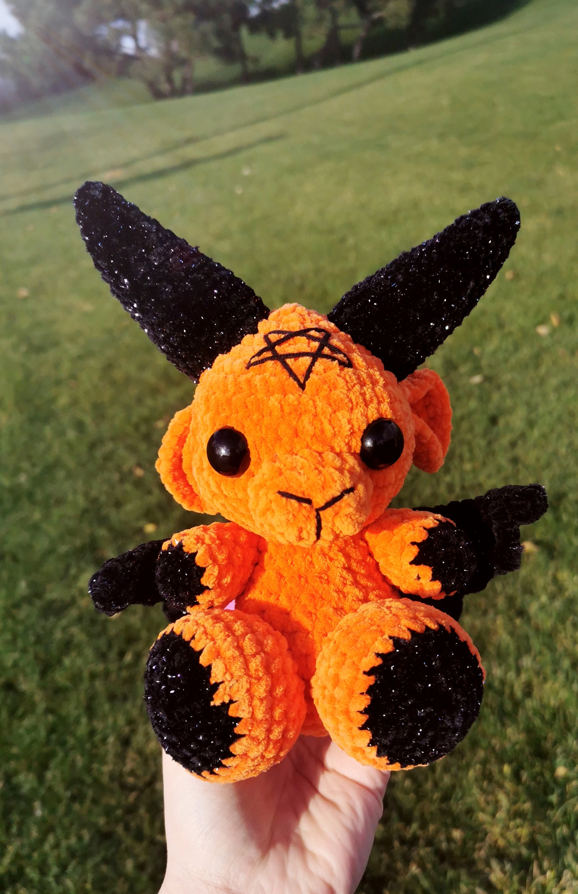 Baphomet, Baphomet Plush, Creepy Toy Amigurumi, Pentagram - Etsy