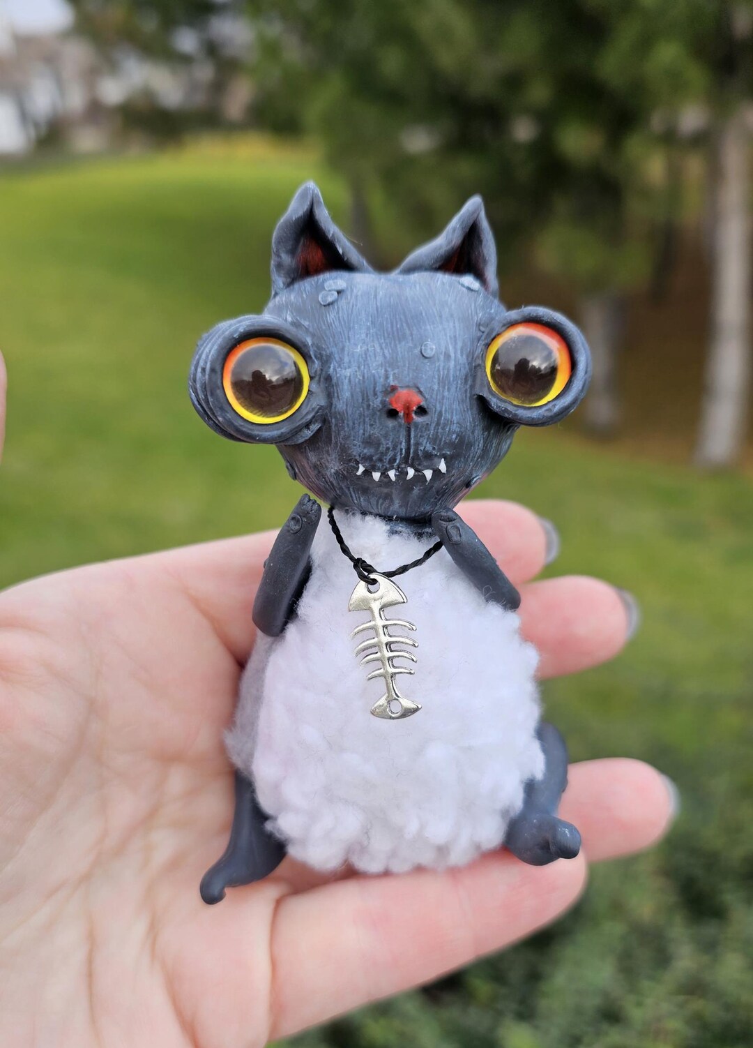 Toy Cat Marmalade | Creepy Cute Animal | Fantasy Creature | OOAK ...