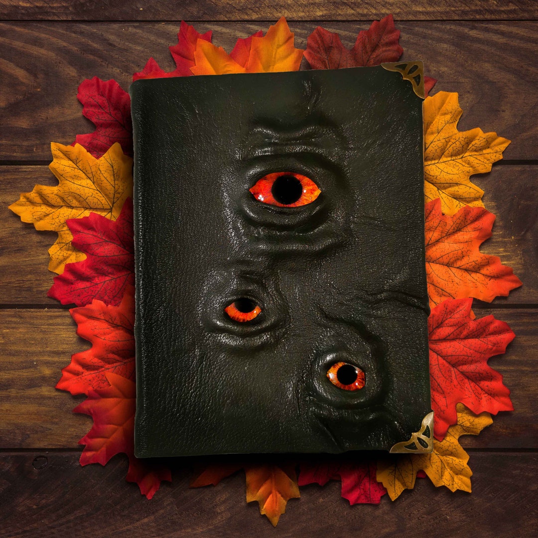 Monster Book, Devil's Eye Journal , Evil Eye Notebook, Refillable ...