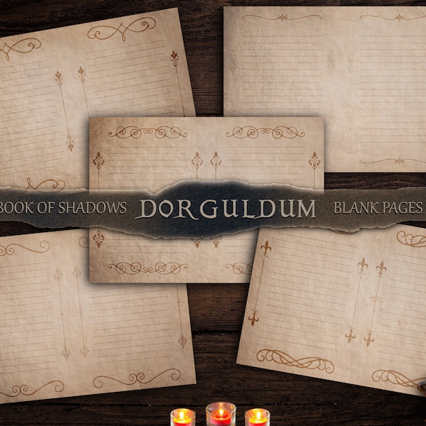 Medieval Spell Book - Etsy