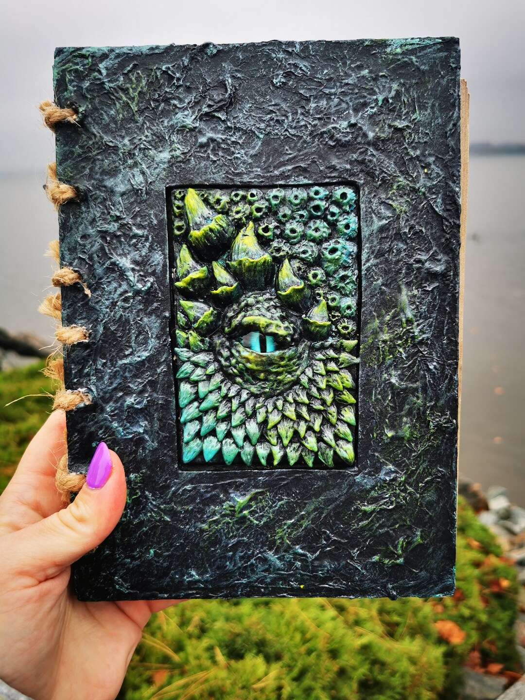 Dragon Eye Book, Grimoire, Spellbook - Etsy