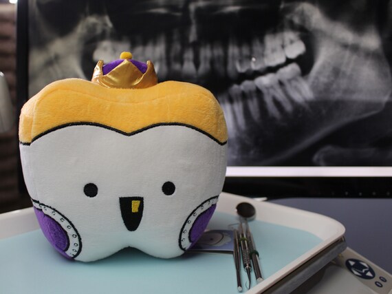 Plush Toy royal Gold Crown Dental Gifts | Etsy