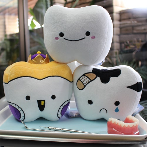 Plush Toys tooth Plush Family Dental Gifts - Etsy