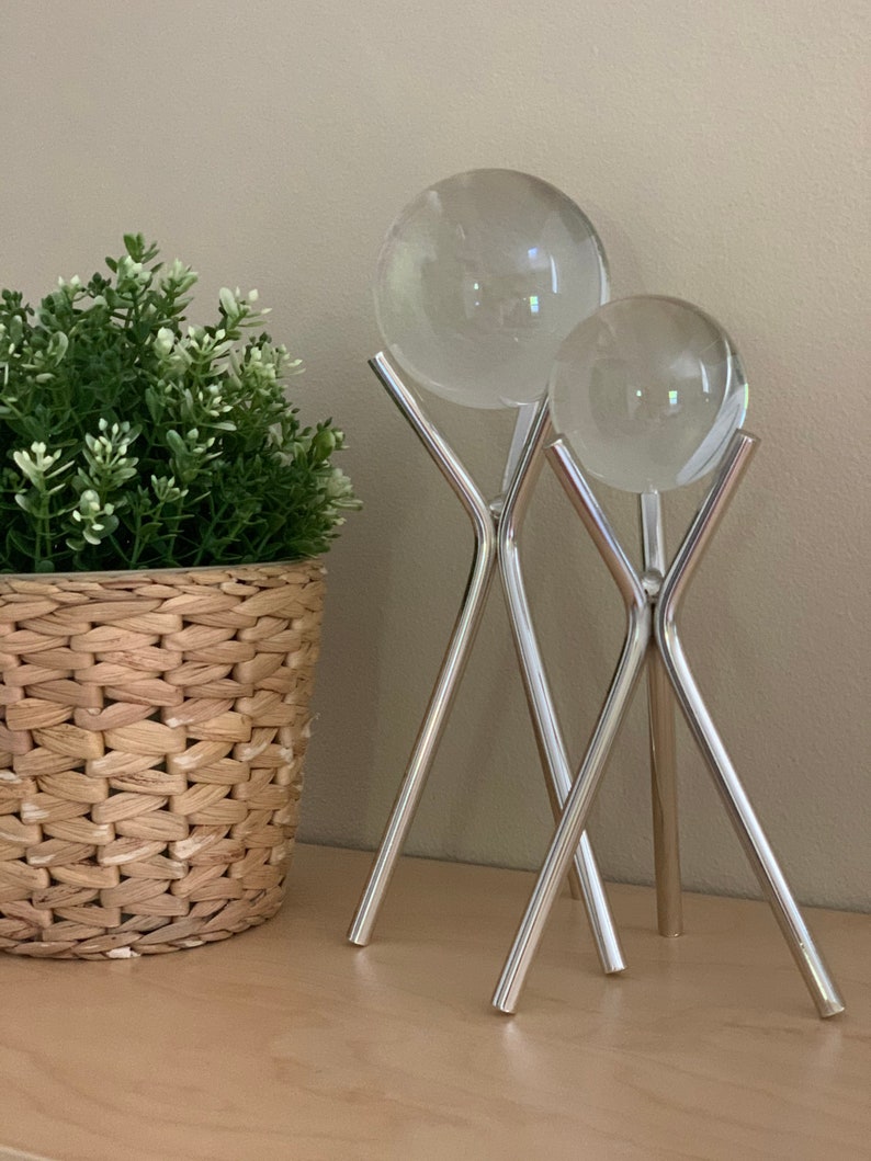 Crystal Ball With Stand Crystal Ball Stand Crystal Ball | Etsy