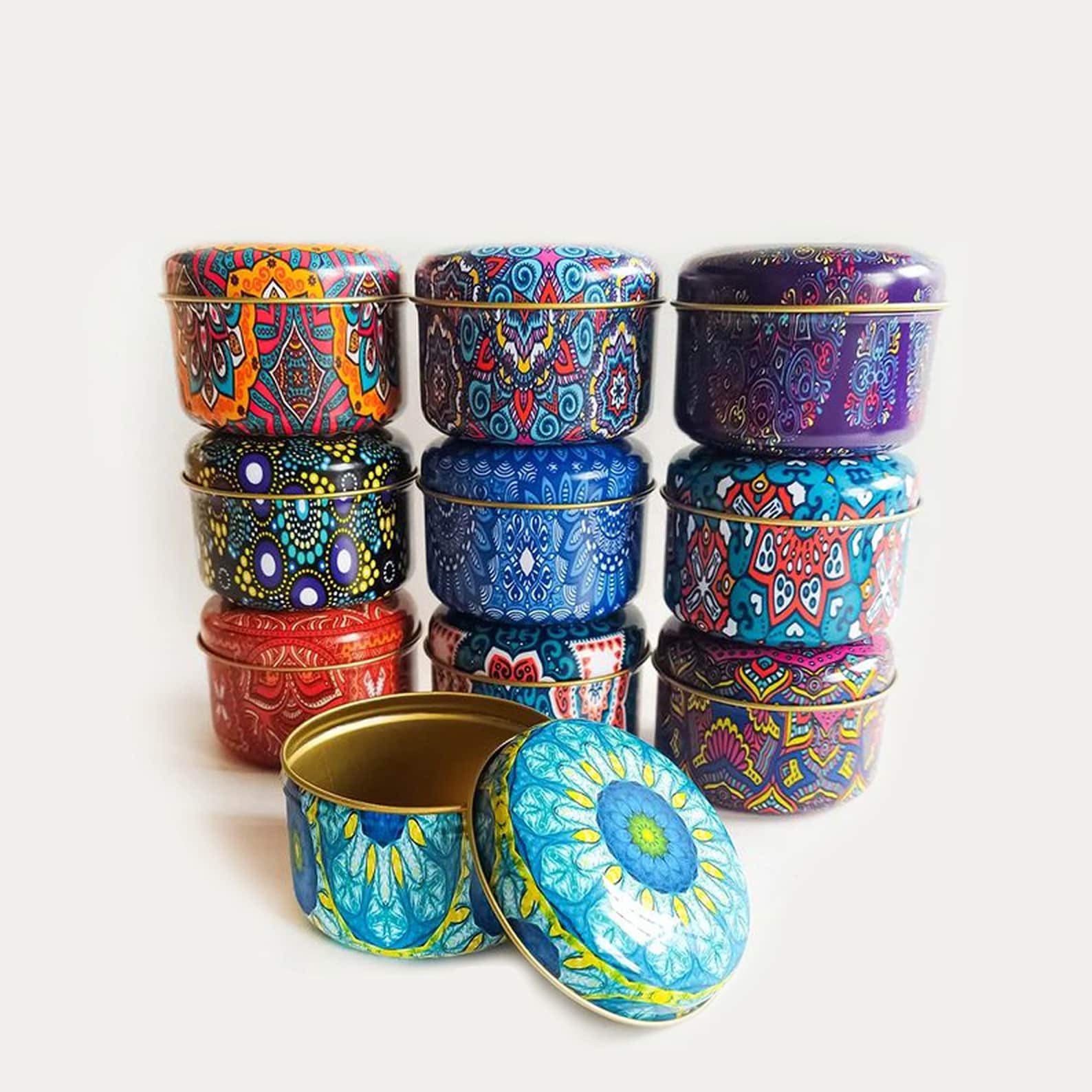 Tin Box Tin Box With Lid Tin Metal Boxes Tin Jewelry Boxes - Etsy