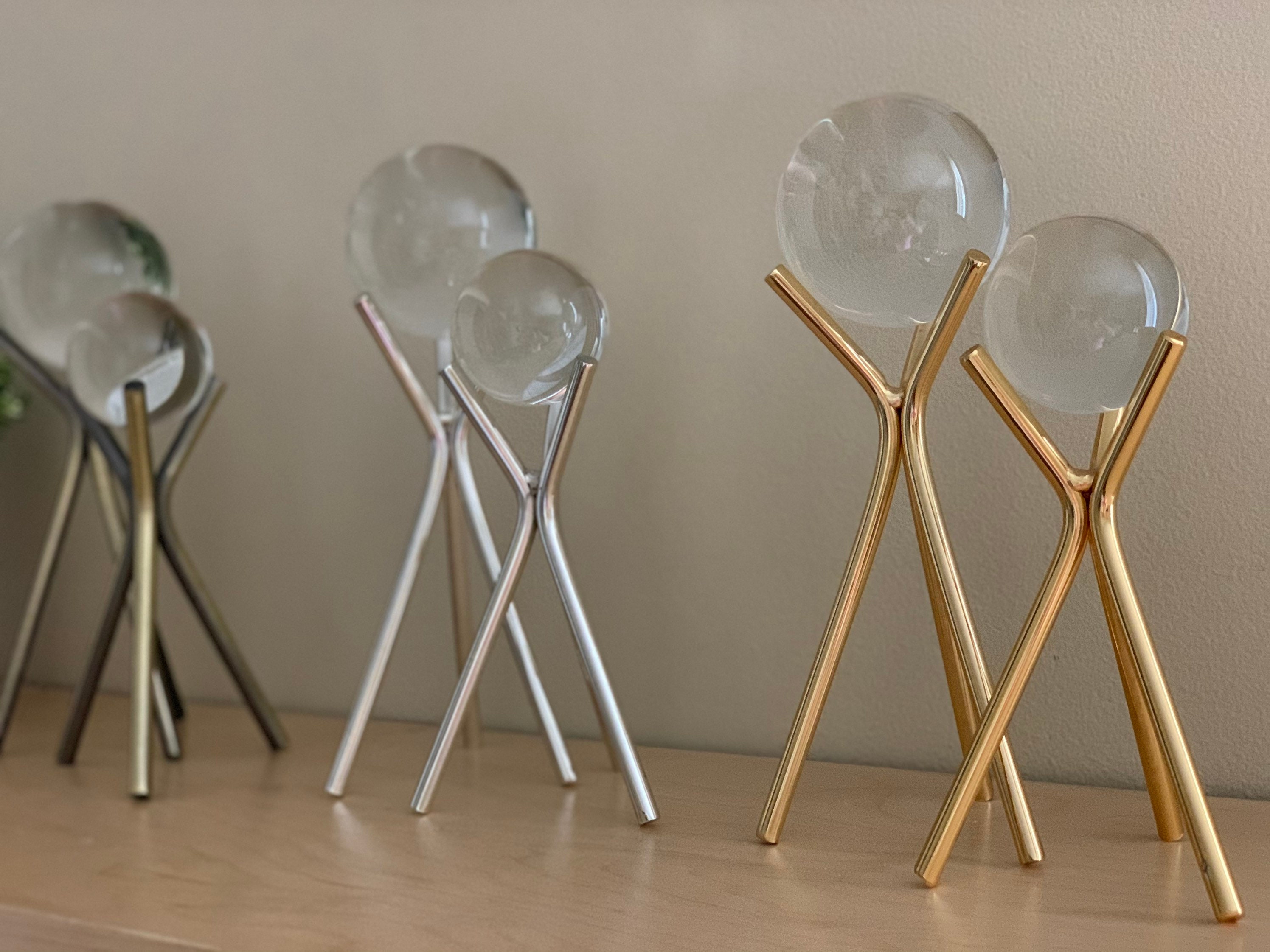 Crystal Ball With Stand Crystal Ball Stand Crystal Ball | Etsy