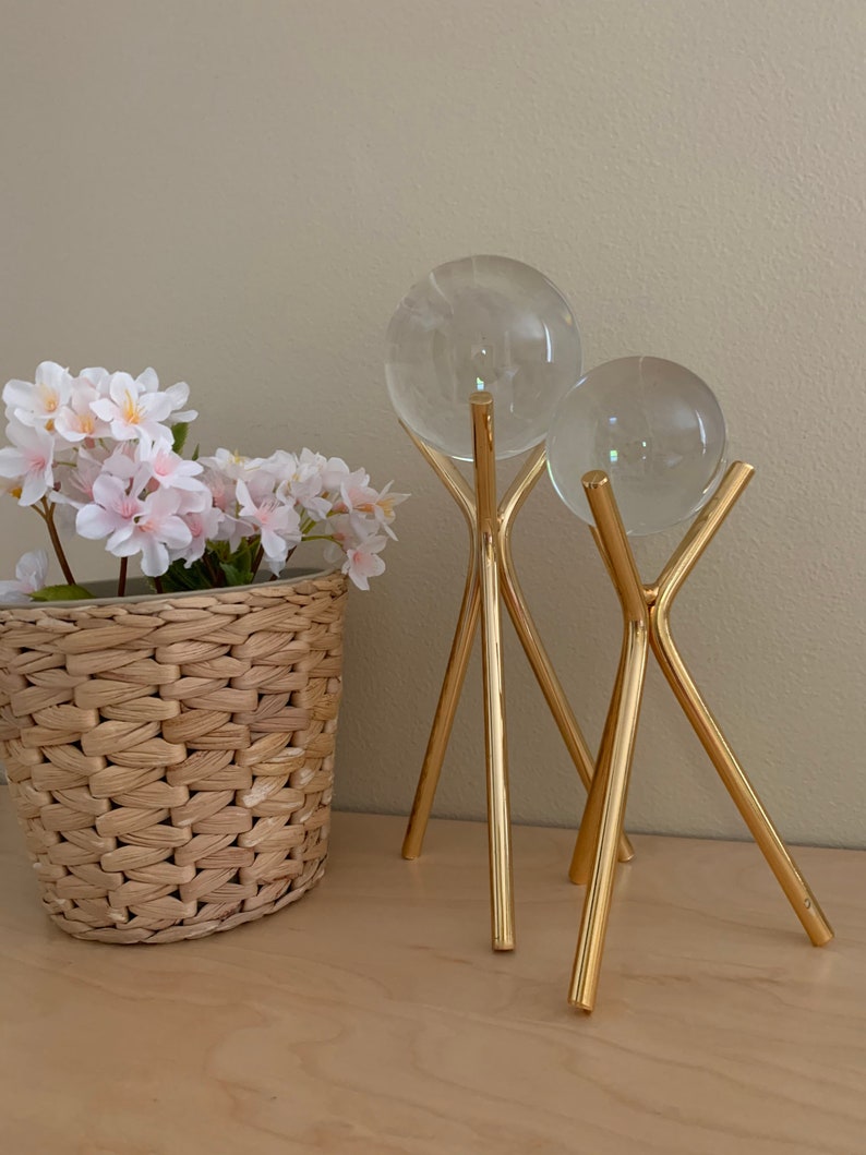 Crystal Ball With Stand Crystal Ball Stand Crystal Ball | Etsy