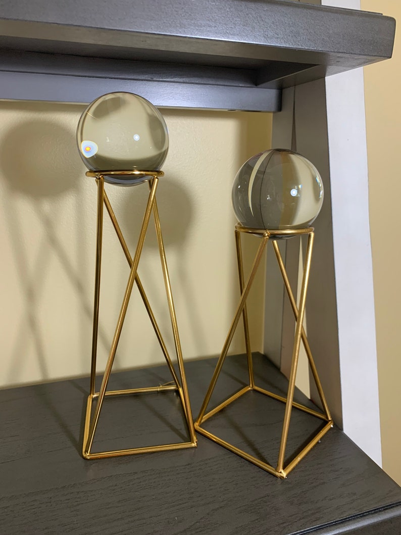 Crystal Ball With Stand Crystal Ball Stand Crystal Ball - Etsy