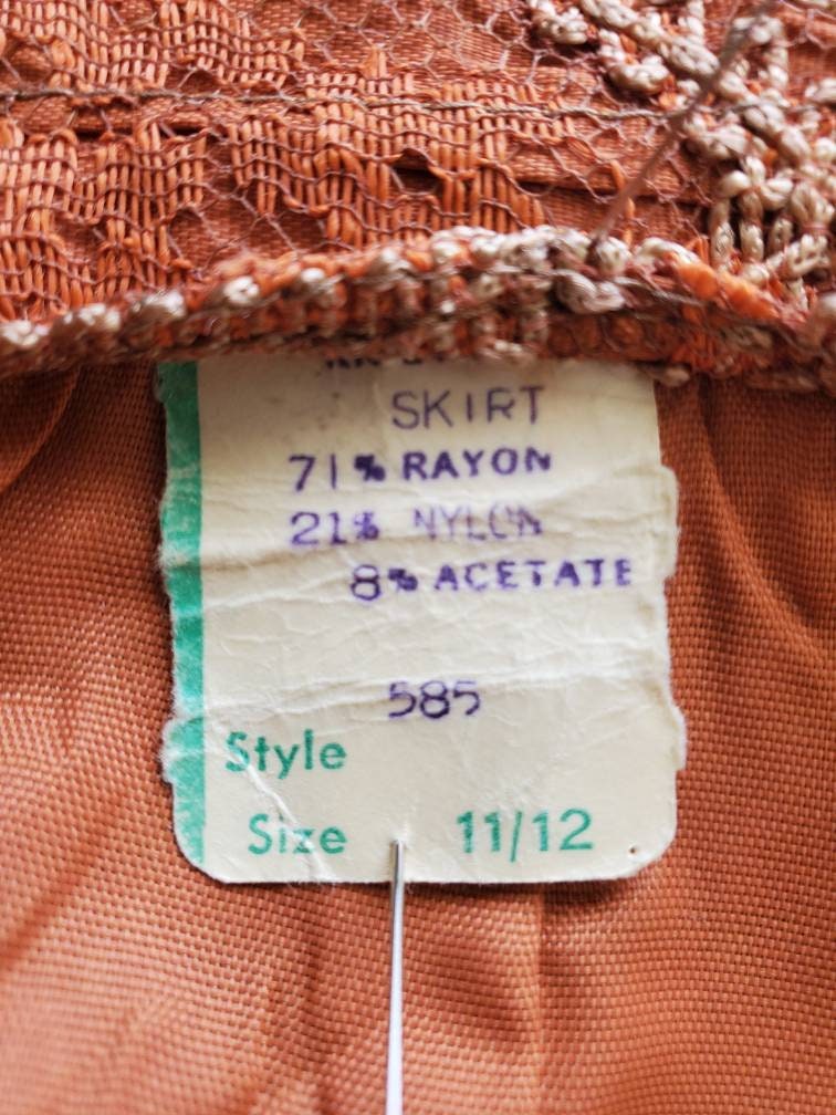 Vintage 1960s S. Howard Hirsch California 2pc Misses Lace Suit Size 12 ...