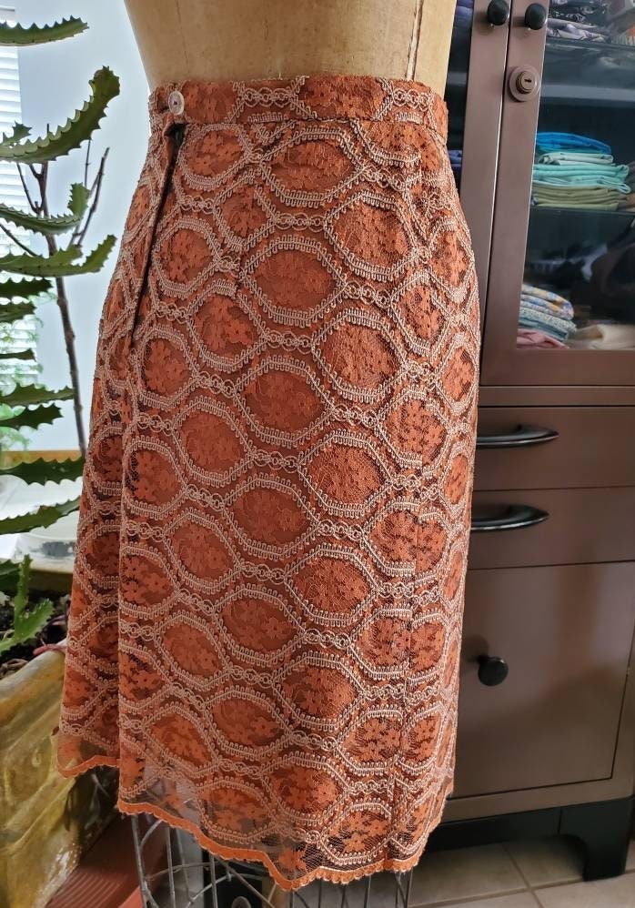 Vintage 1960s S. Howard Hirsch California 2pc Misses Lace Suit Size 12 ...