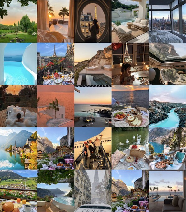Physical Print - Travel Photo Collage Kit - Etsy Canada