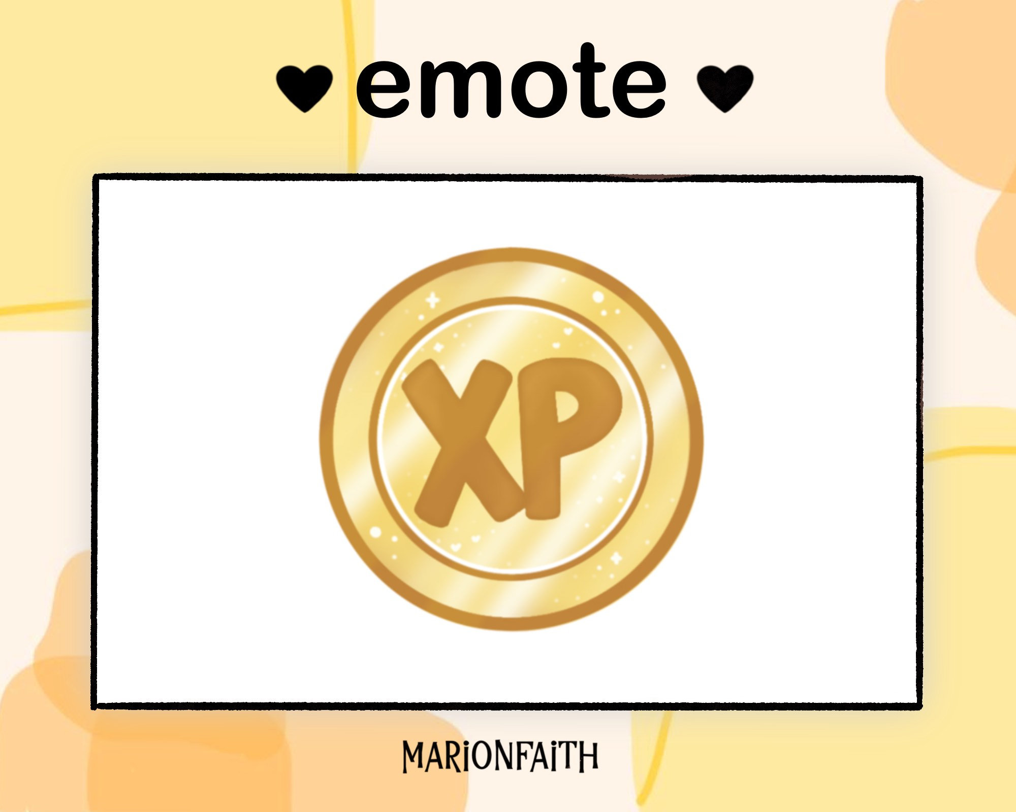 Drawing & Illustration Digital XP coin twitch emote etna.com.pe