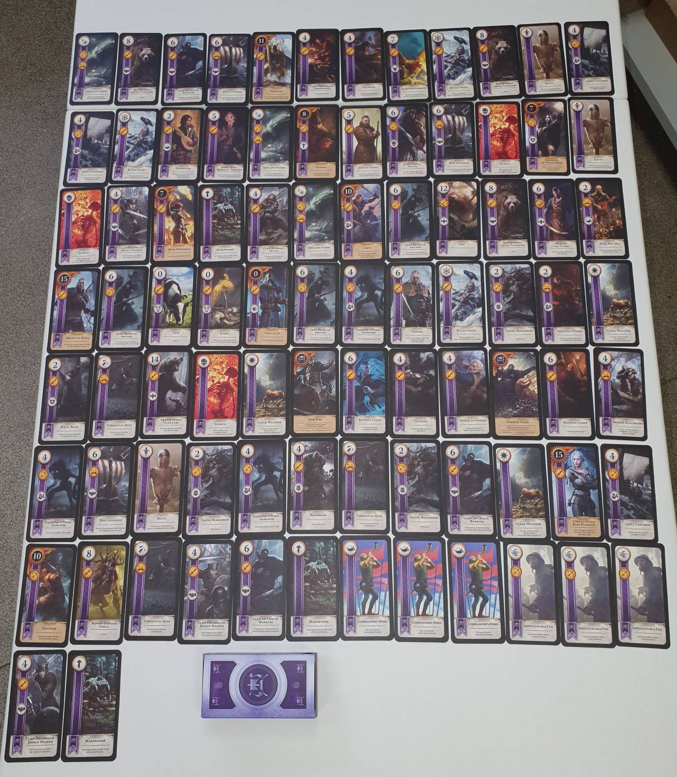 Gwent Complete Set - 5 Decks + Playing Mat + Storage Pouch - Etsy UK