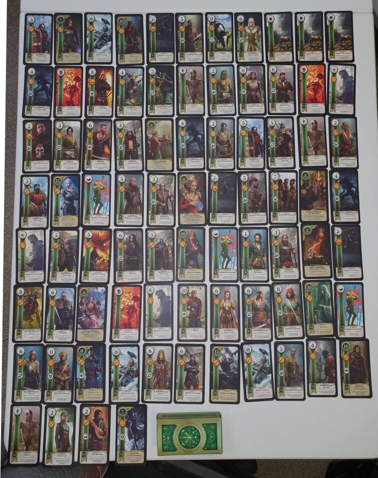 Gwent Complete Set - 5 Decks + Playing Mat + Storage Pouch - Etsy UK