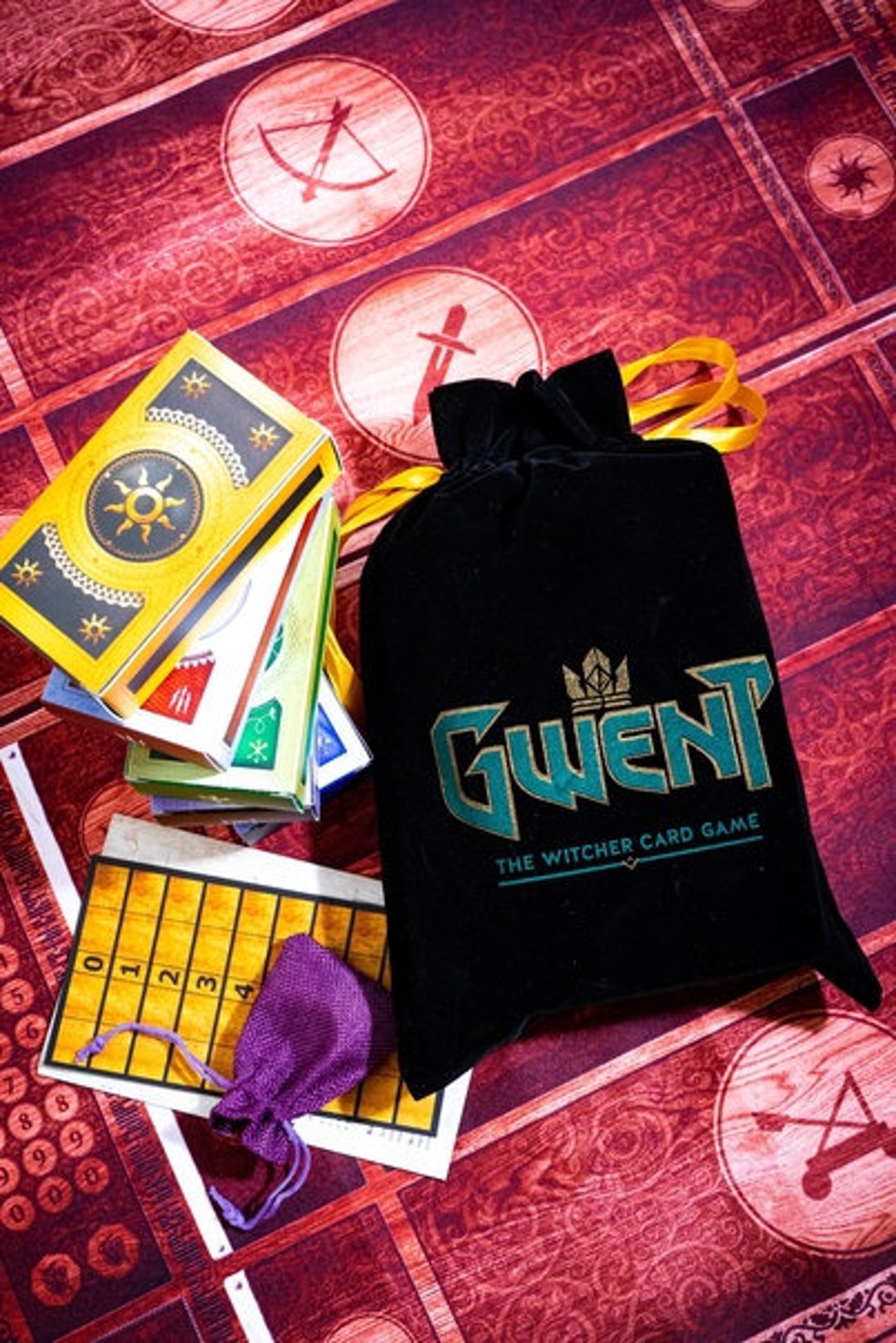 Gwent Complete Set - 5 Decks + Playing Mat + Storage Pouch - Etsy UK