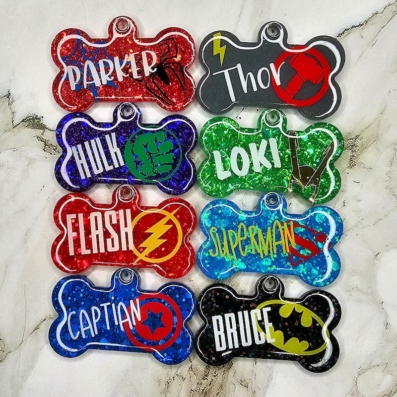 Spider Man Name Tag - Etsy