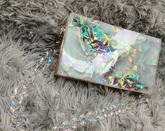 Resin Clutch Purse | Etsy