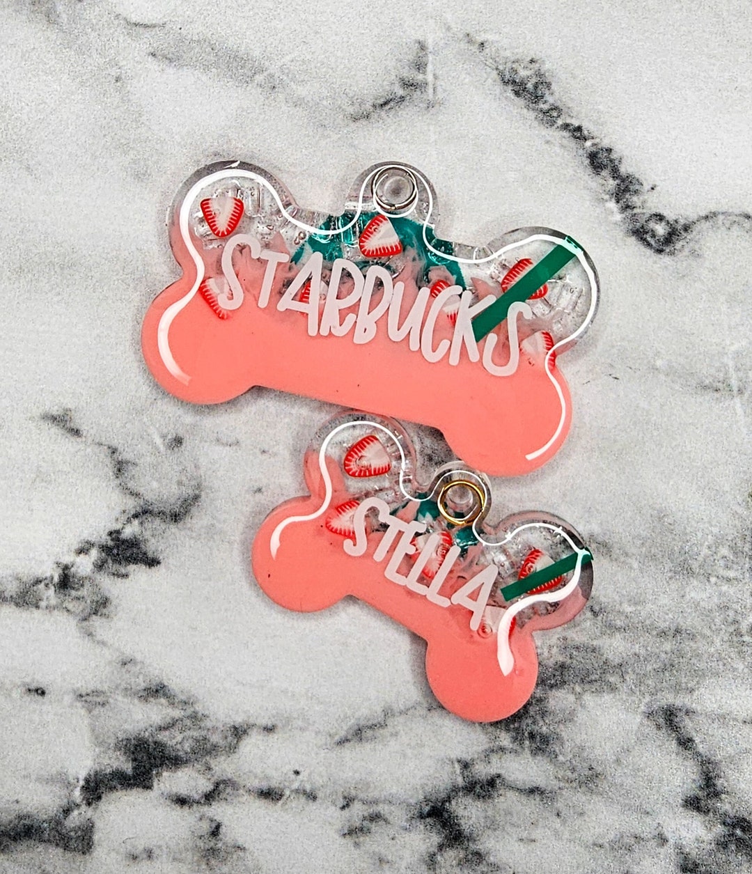 Starbucks Pink Drink Pet Tag - Etsy