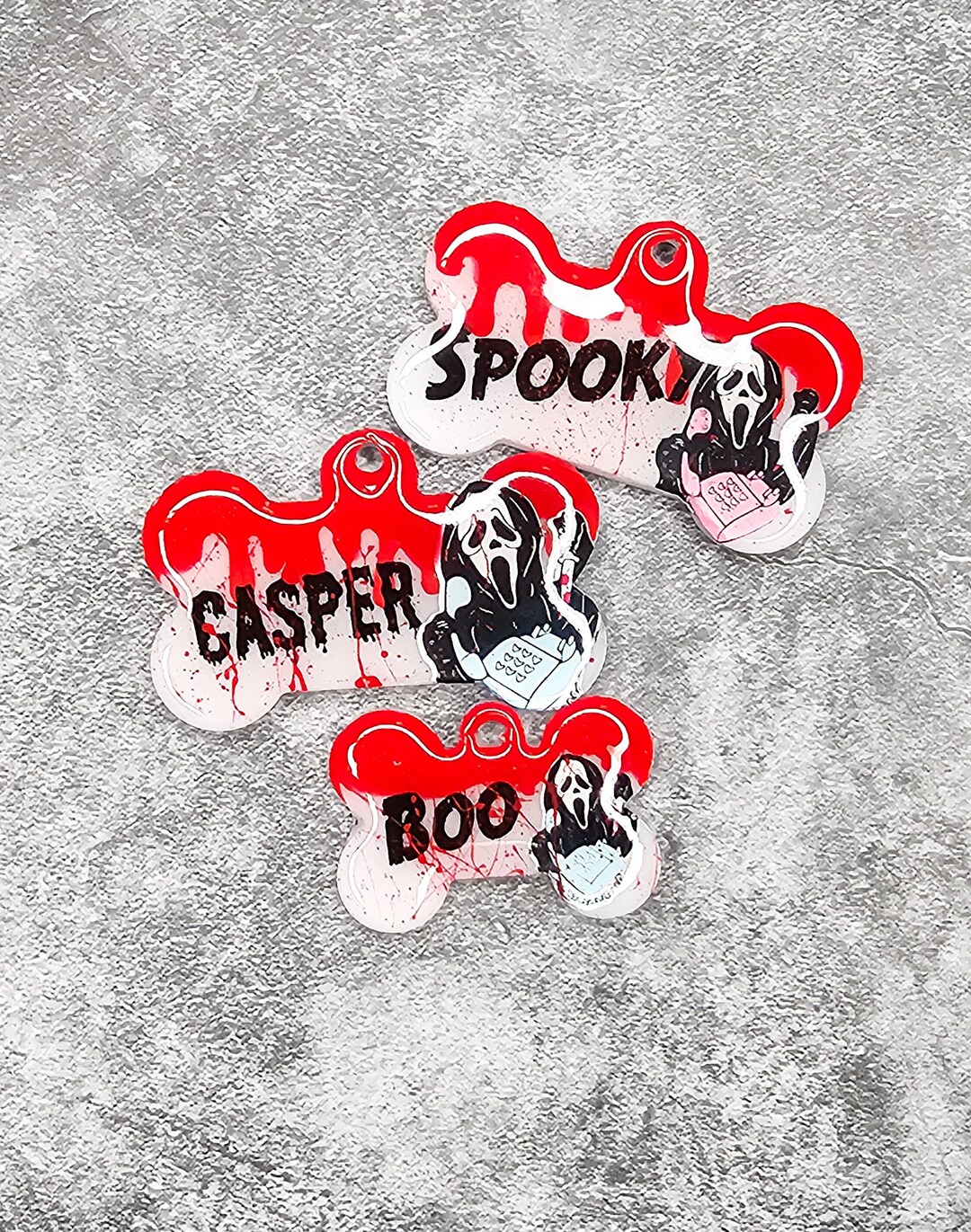 Halloween Scream Dog Tag - Etsy