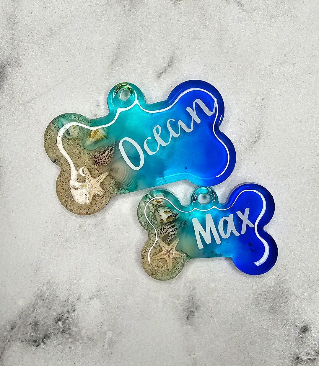 Beach Pet Tag - Etsy