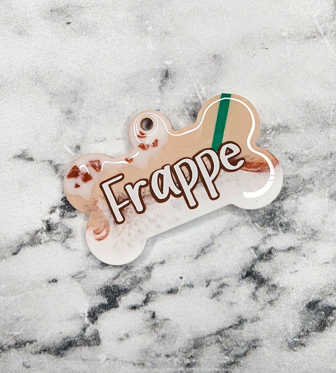 Starbucks Frappe Pet Tag - Etsy