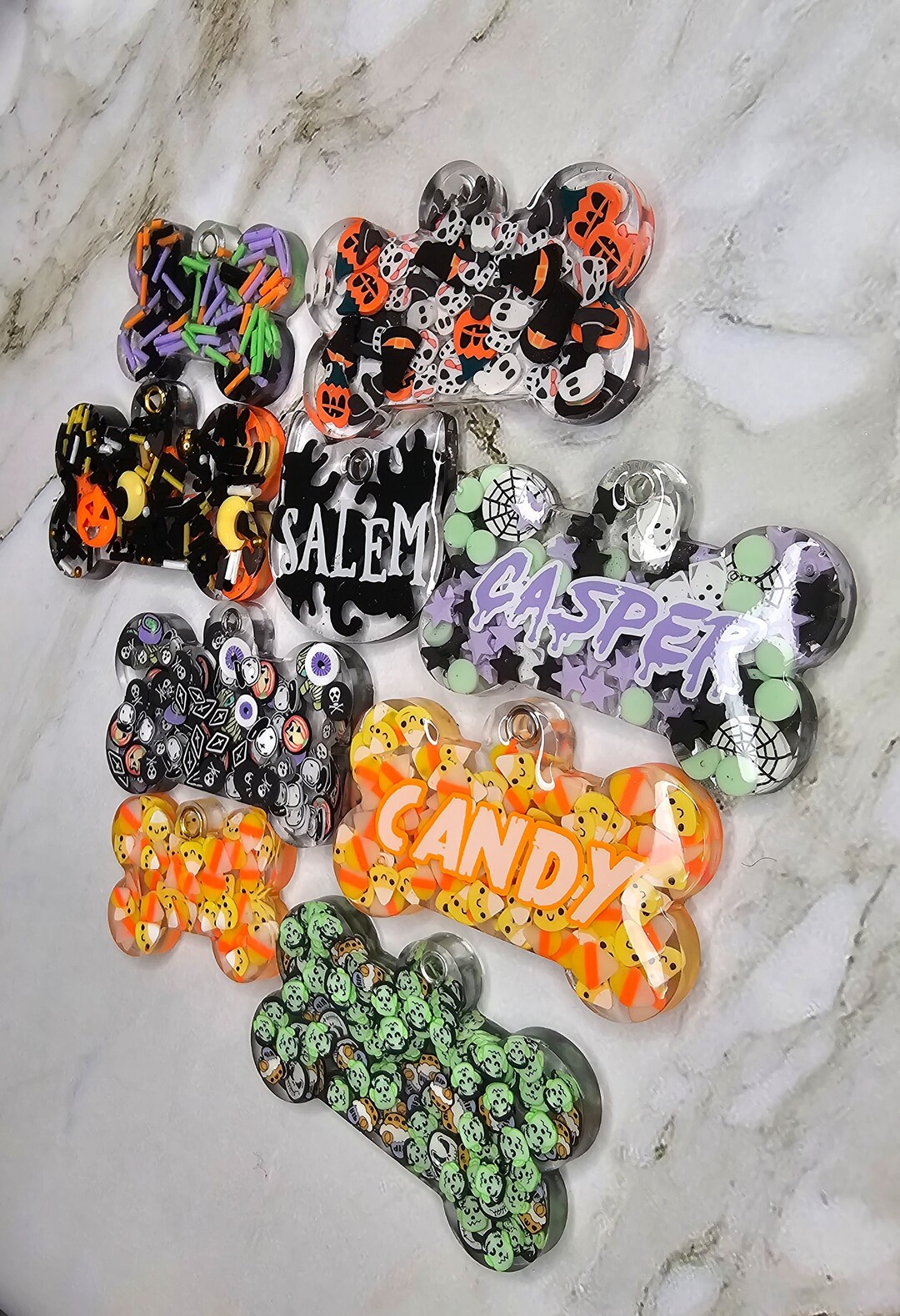 Halloween Theme Pet Tag - Etsy