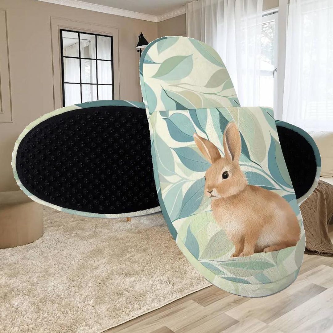 Bunny Rabbit Slippers, Hollandy Women's Slippers, Indoor Shoes ...