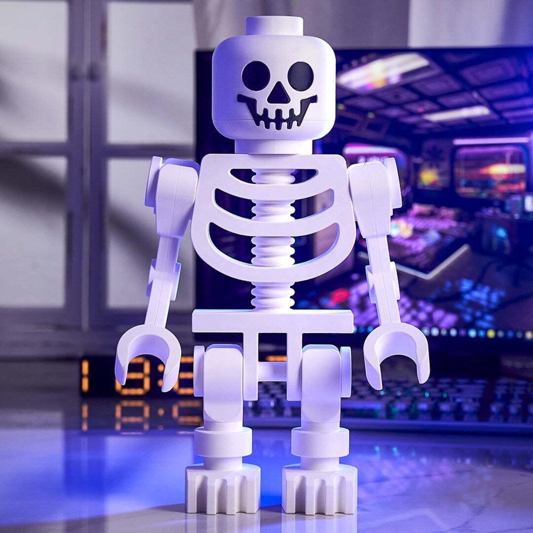 Enchanting Giant White Skeleton Figures 3D Printed - Etsy
