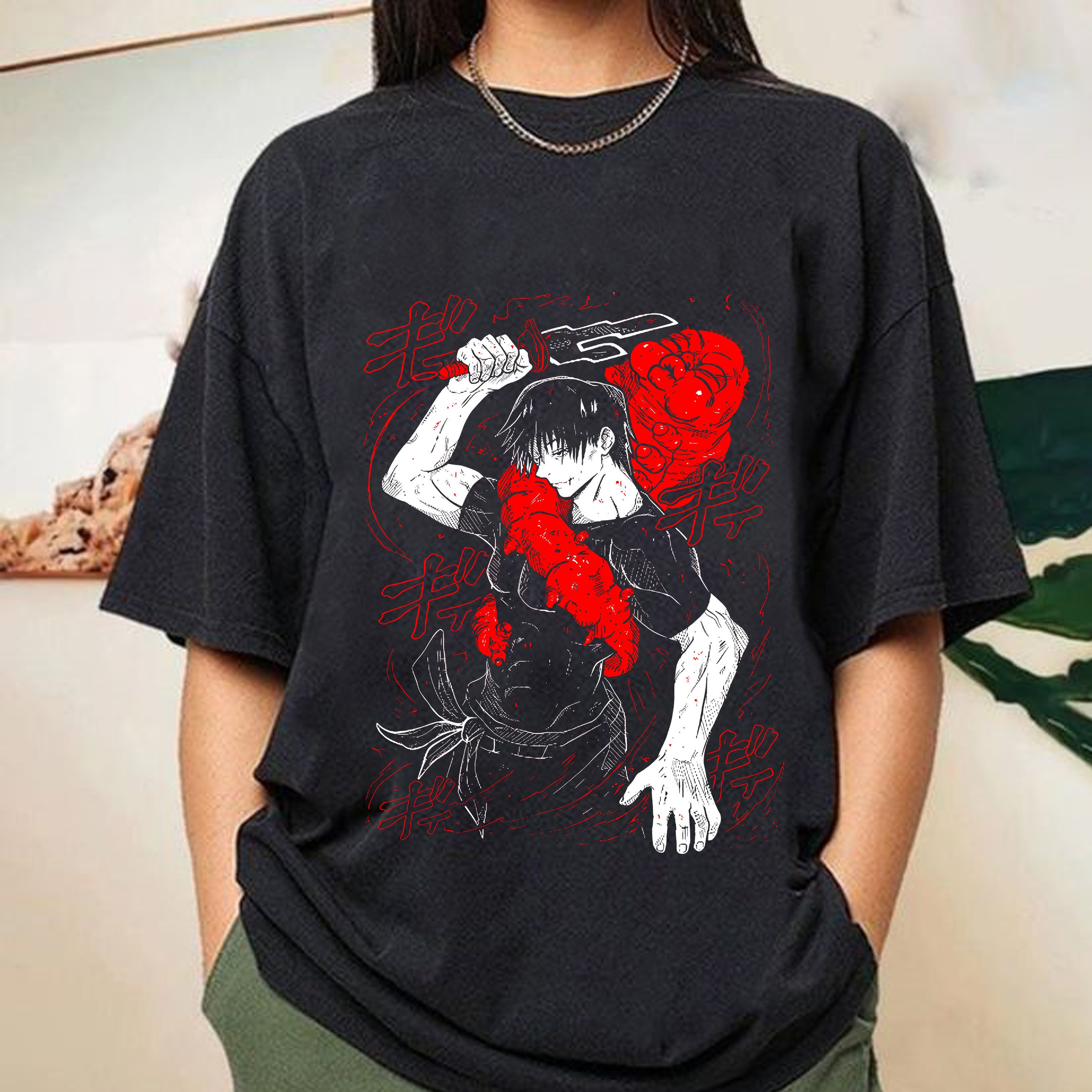 Fushiguro Toji T-shirt Anime Horror JJK Shirt - Etsy