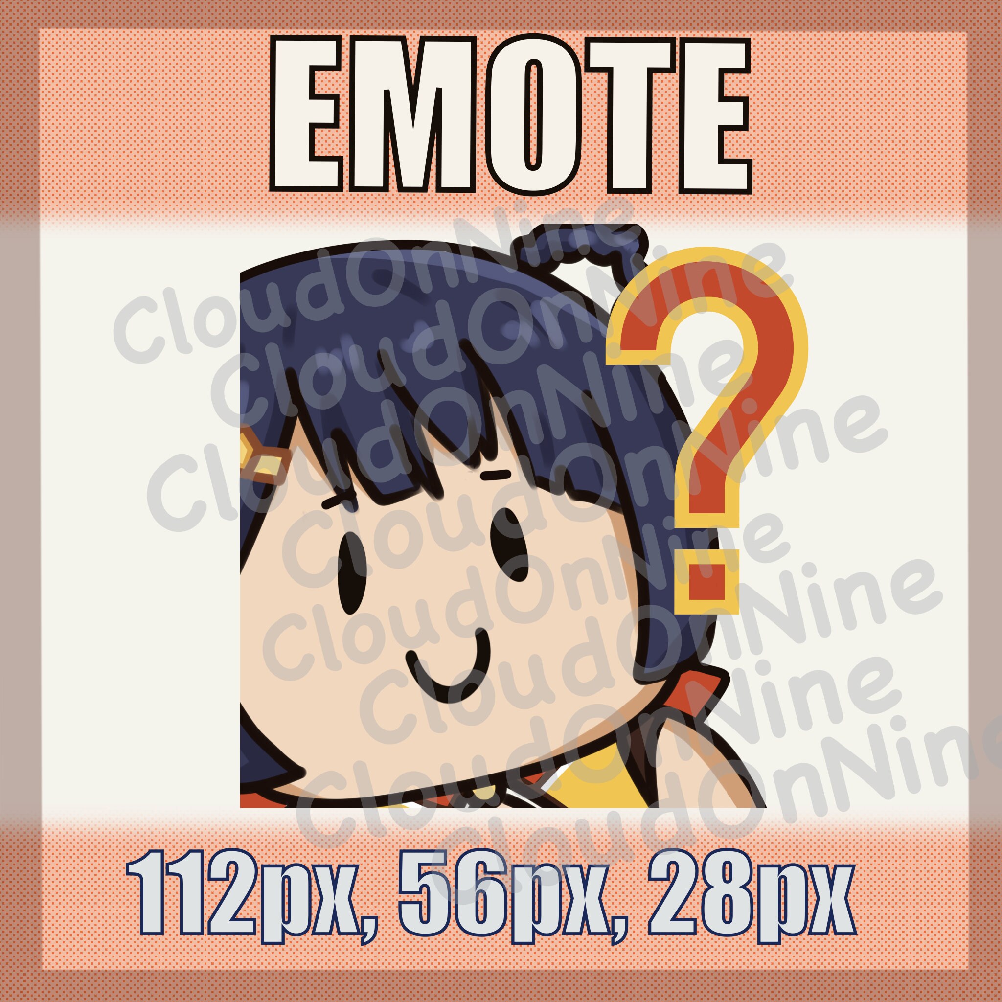 Genshin Impact Twitch Discord Emote Xiangling Huh Confused What ...