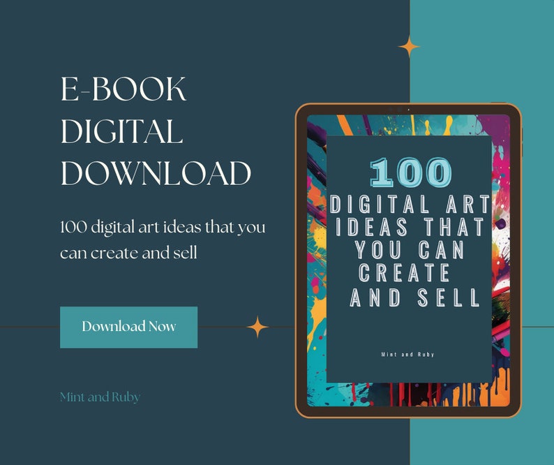 100 Digital Art Ideas You Can Create and Sell Digital Art, Ebook Print ...