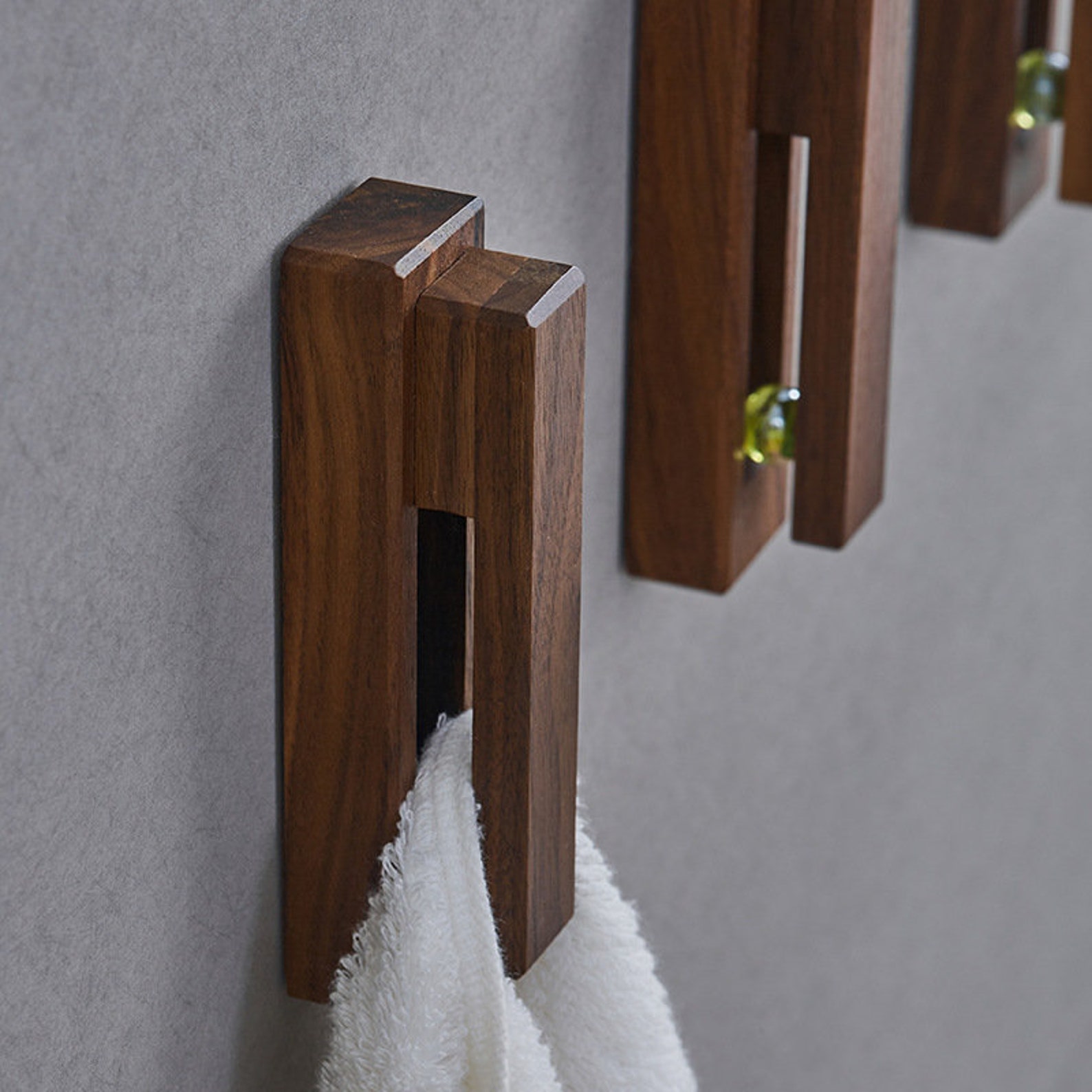 Wooden Towel Rack , Tea Towel Holder, Magic Marble Towel Holder ...