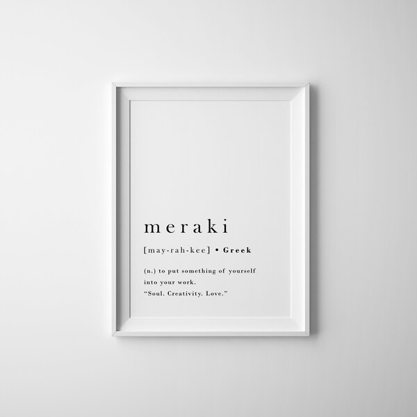 Meraki - Etsy
