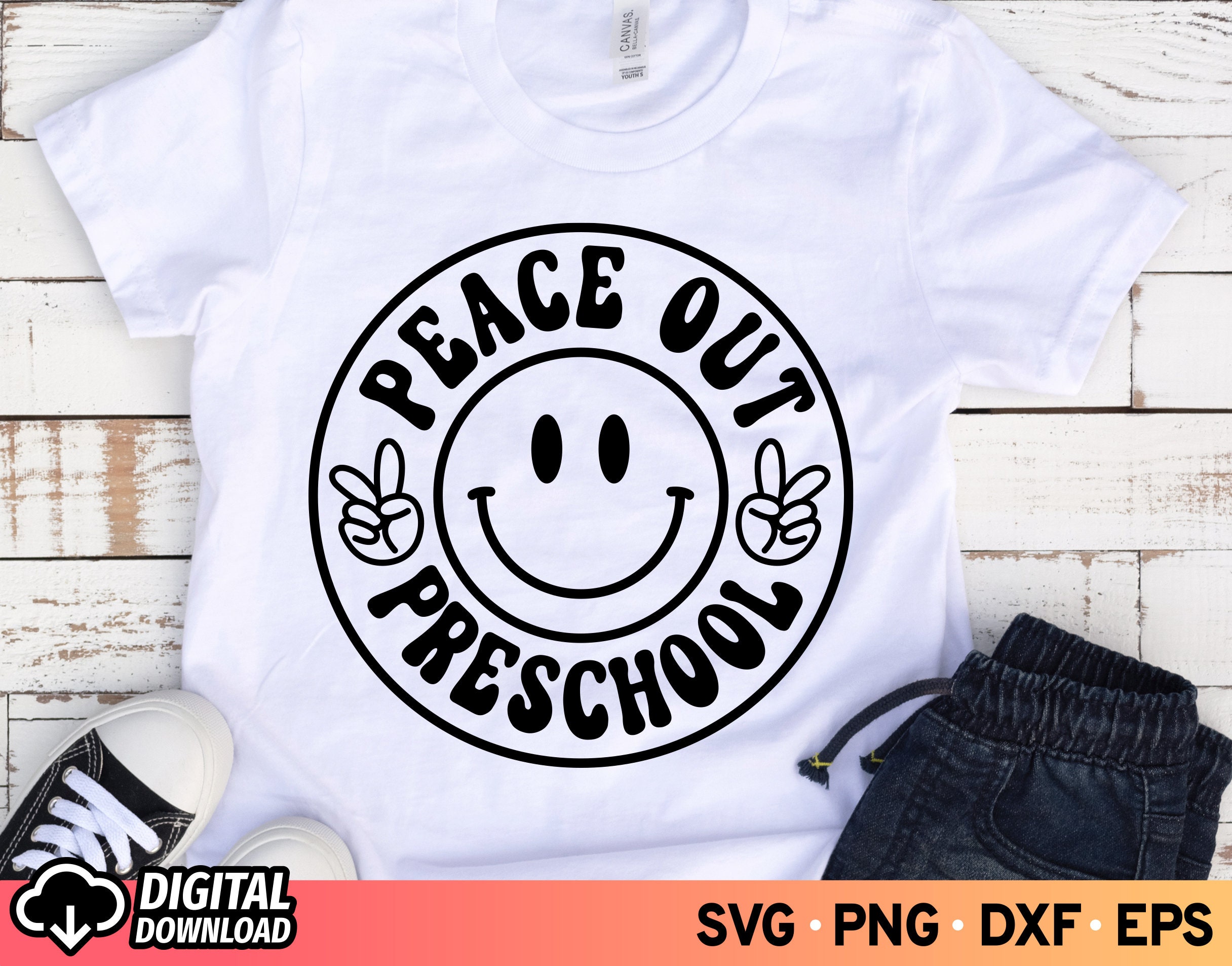 Peace Out Preschool SVG Teacher Svg Last Day of School Svg - Etsy