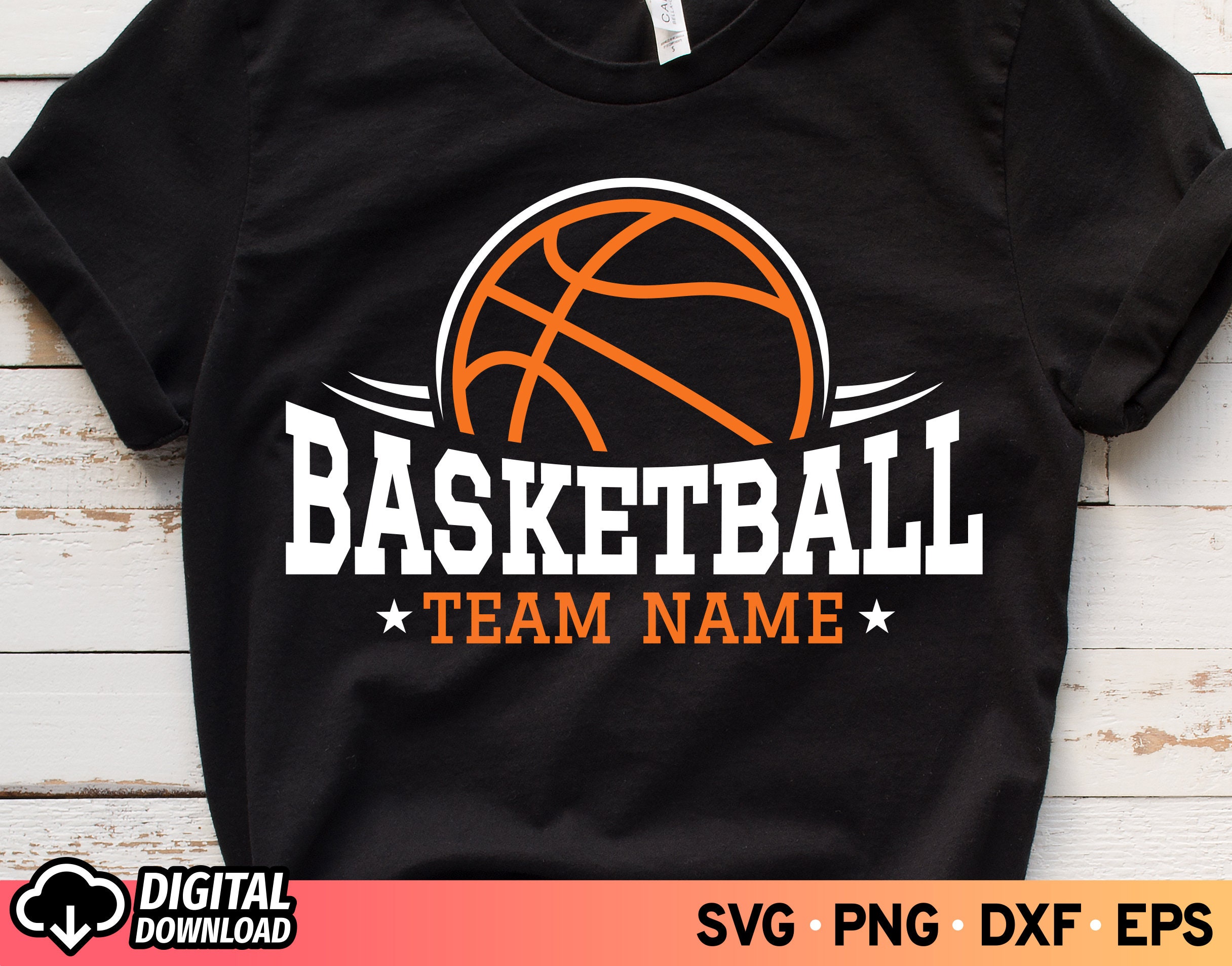 Basketball Team Name SVG Basketball Player Svg Basketball - Etsy