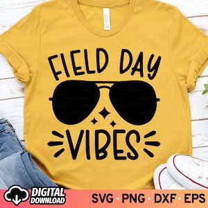 Field Day Vibes SVG Funny Shirt for Teacher, Kids Field Day 2025 T ...