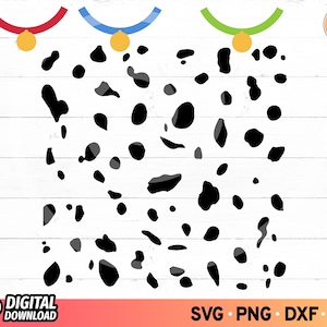 Dalmatian Spots SVG, Dalmatian Dots Svg, Dalmatian Print Svg, Animal ...