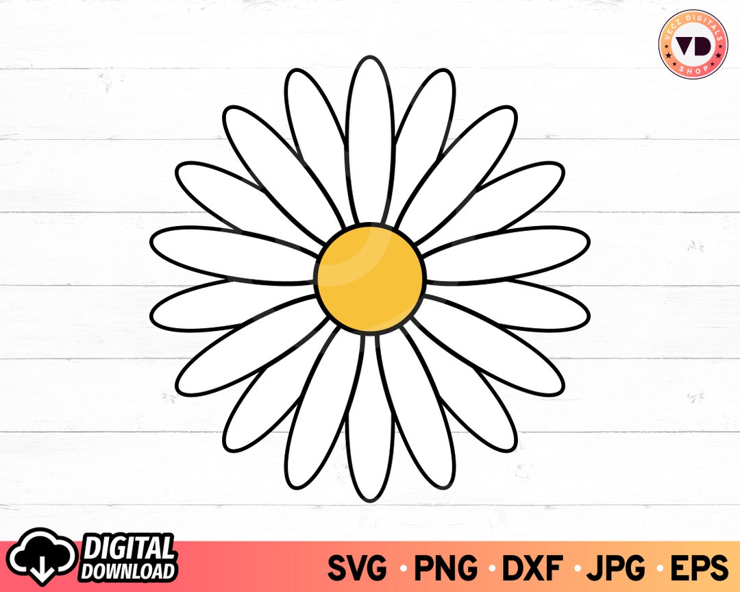 Daisy SVG, Daisy Flower SVG, Floral, Daisy Clipart, Daisies Svg, Daisy ...
