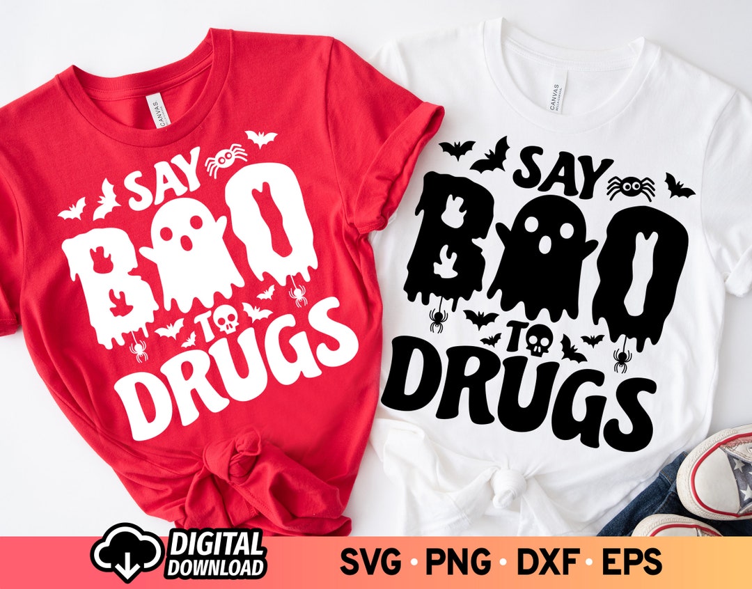 Say Boo to Drugs SVG, Halloween Red Ribbon Week (digital Download) - Etsy