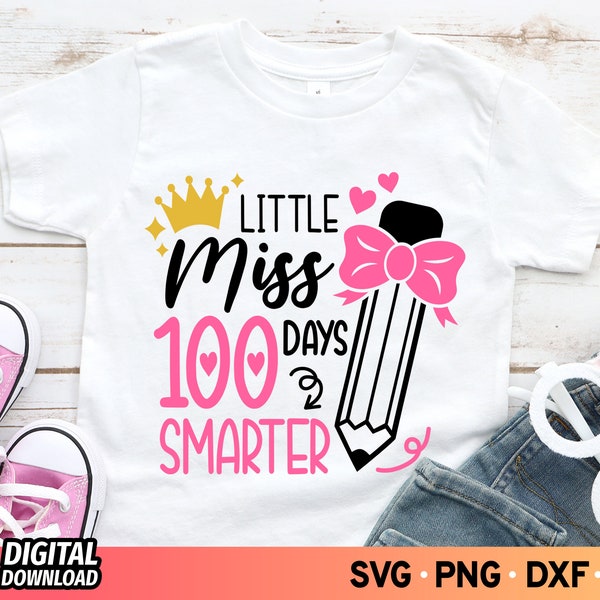 100 Days Smarter Svg - Etsy