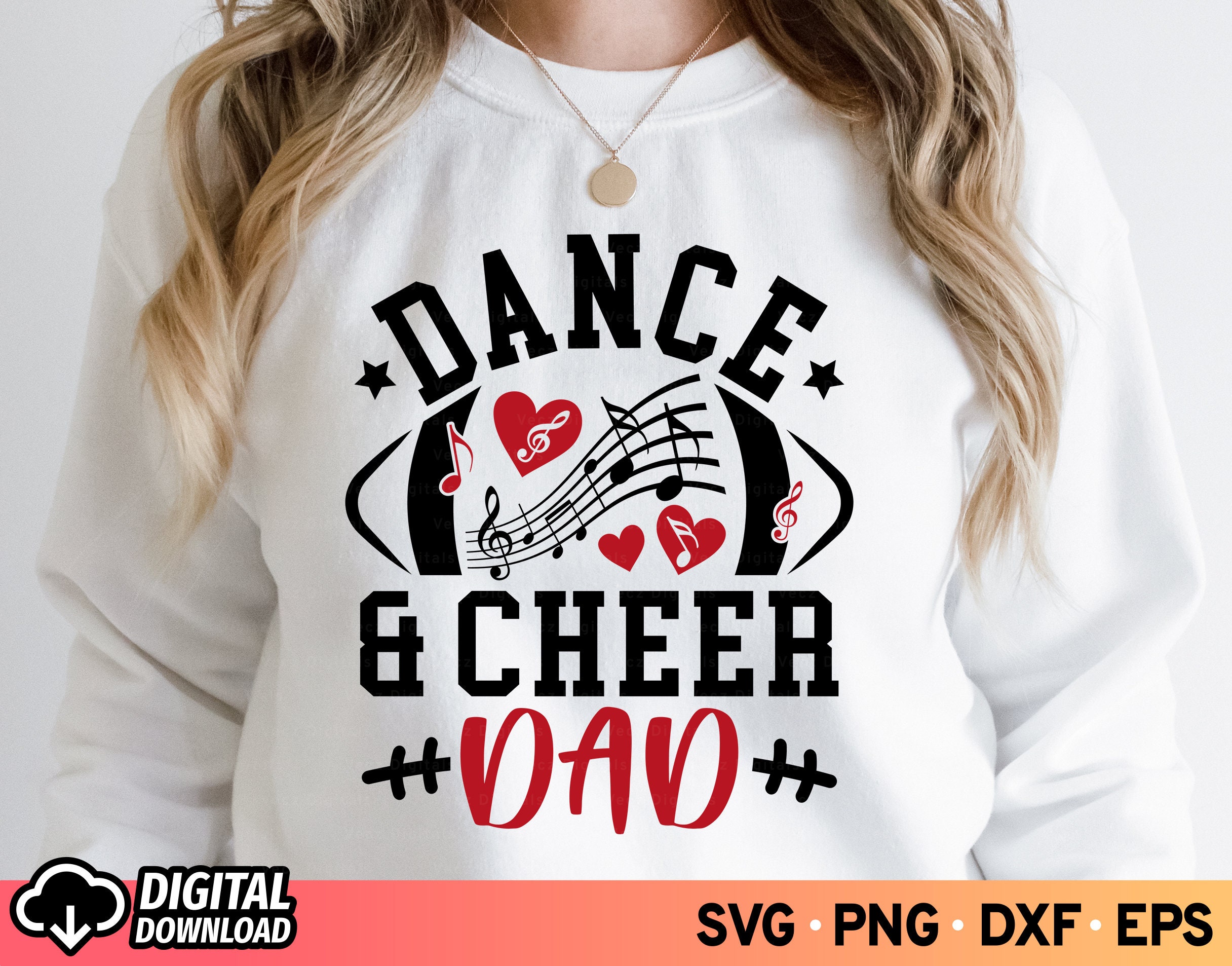 Dance and Cheer Dad SVG Football Cheer Svg Marching Band - Etsy