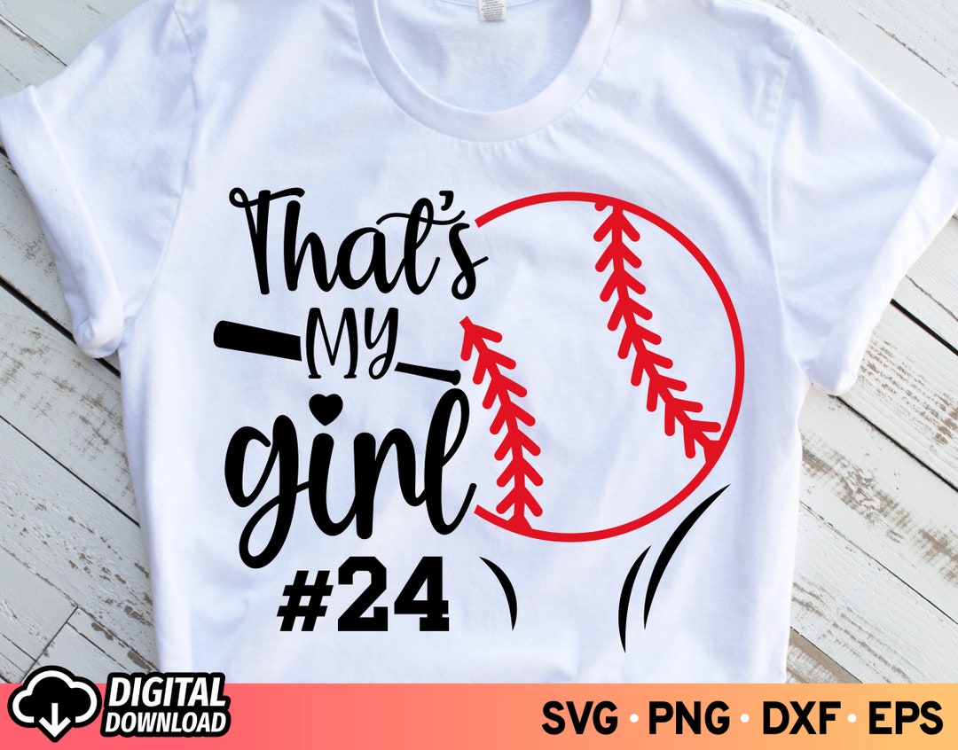 That’s My Girl Baseball SVG, Baseball Sister Svg, Baseball Numbers Svg ...